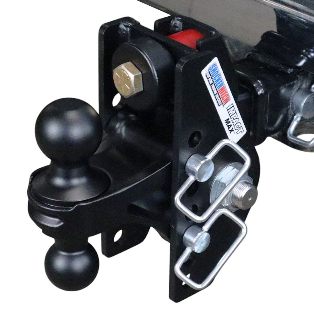 Shocker Hitch Universal XT Impact 20K Cushion Hitch and Black Combo ...