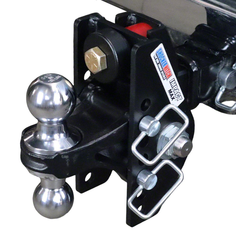 Shocker Hitch Universal XT Impact 20K Cushion Hitch and Chrome Combo ...