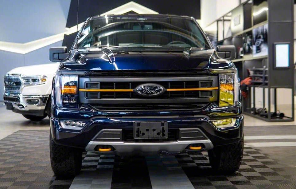 Sick Diesel Bronco LED Grille Lights; Smoked; Silver Frame F6212322SWN1 ...