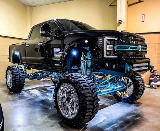 Sick Diesel Jeep Wrangler LED Rock Light Kit with Controller; 4-Piece ...