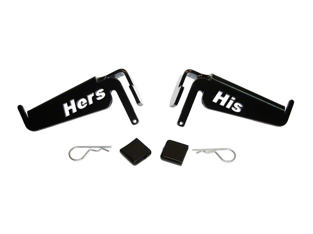 Skid Row Off-Road Jeep Wrangler Foot Pegs with Hers and His Lettering ...