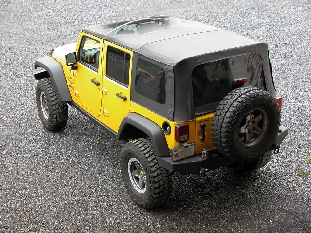Skid Row Off-Road Jeep Wrangler Top Prop Soft Top Support Bar; Front ...