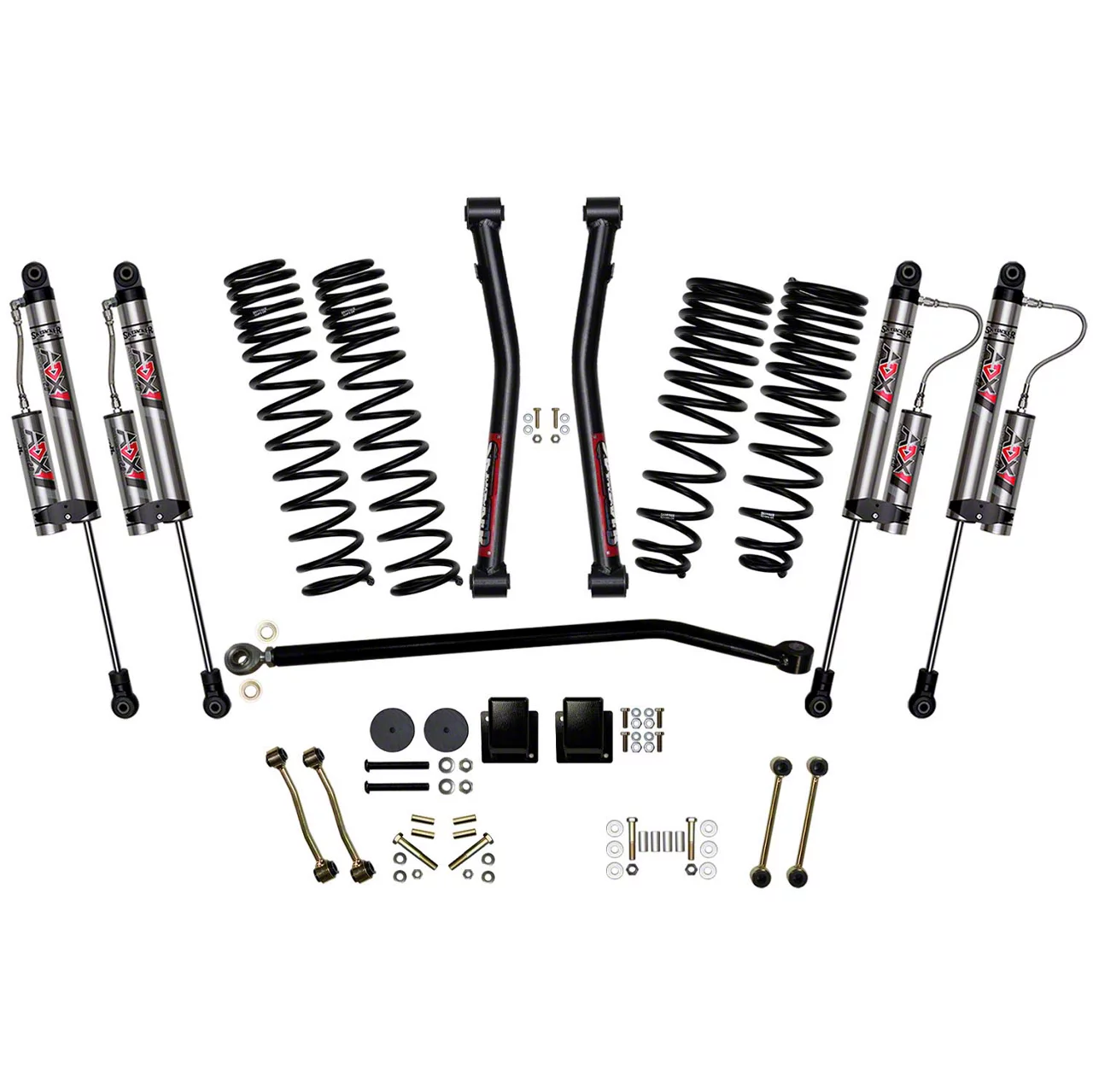 SkyJacker Jeep Gladiator 3.50-Inch Suspension Lift System with ADX 2.0 ...