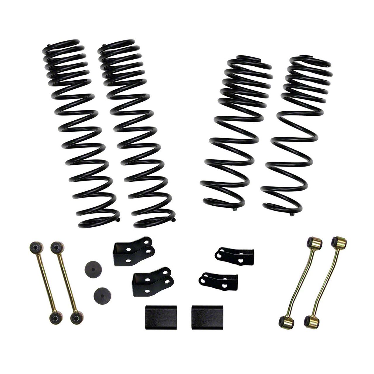 SkyJacker Jeep Wrangler 2.50-Inch Dual Rate Long Travel Suspension Lift ...