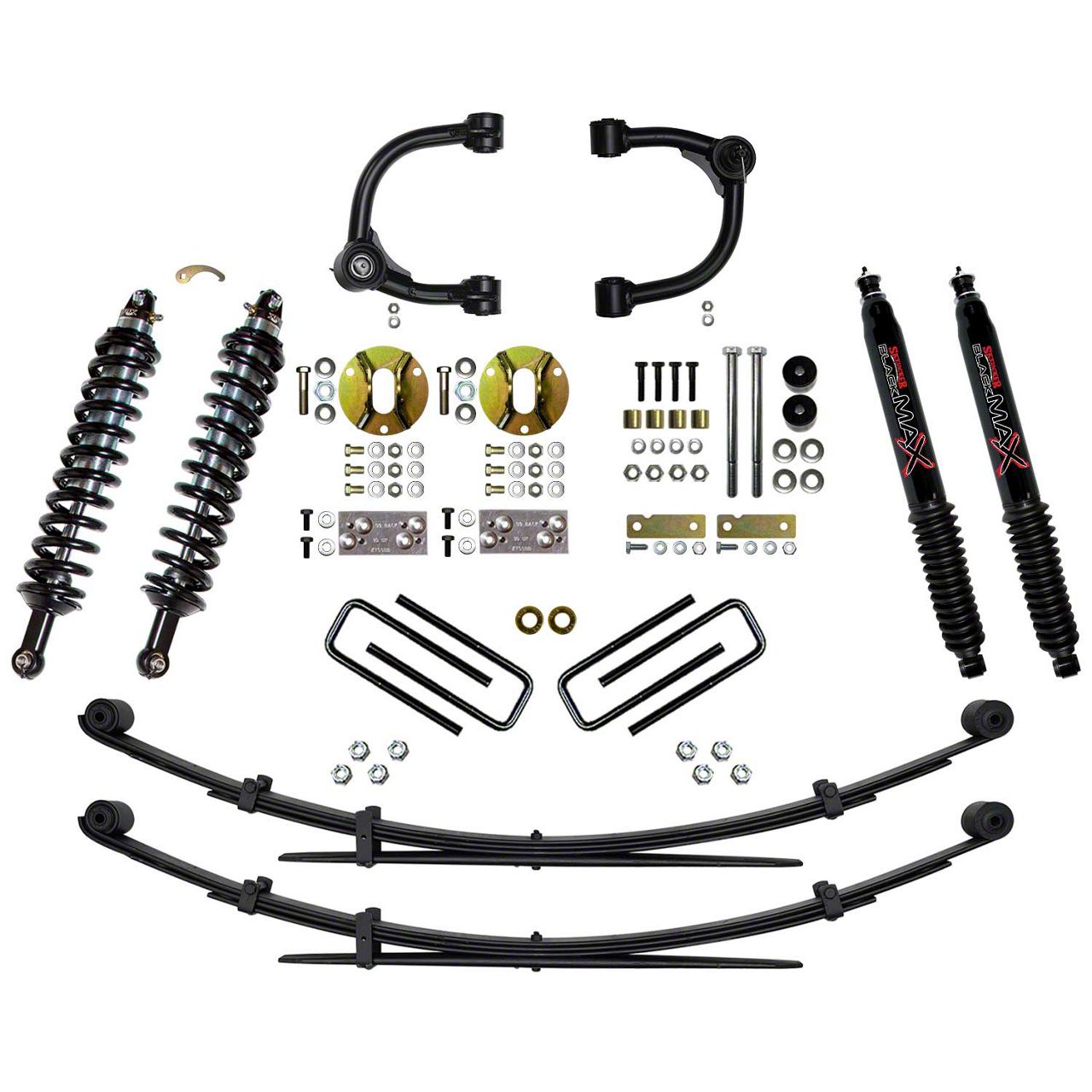 SkyJacker Tacoma 3-Inch Coil-Over Suspension Lift Kit with Rear Leaf ...