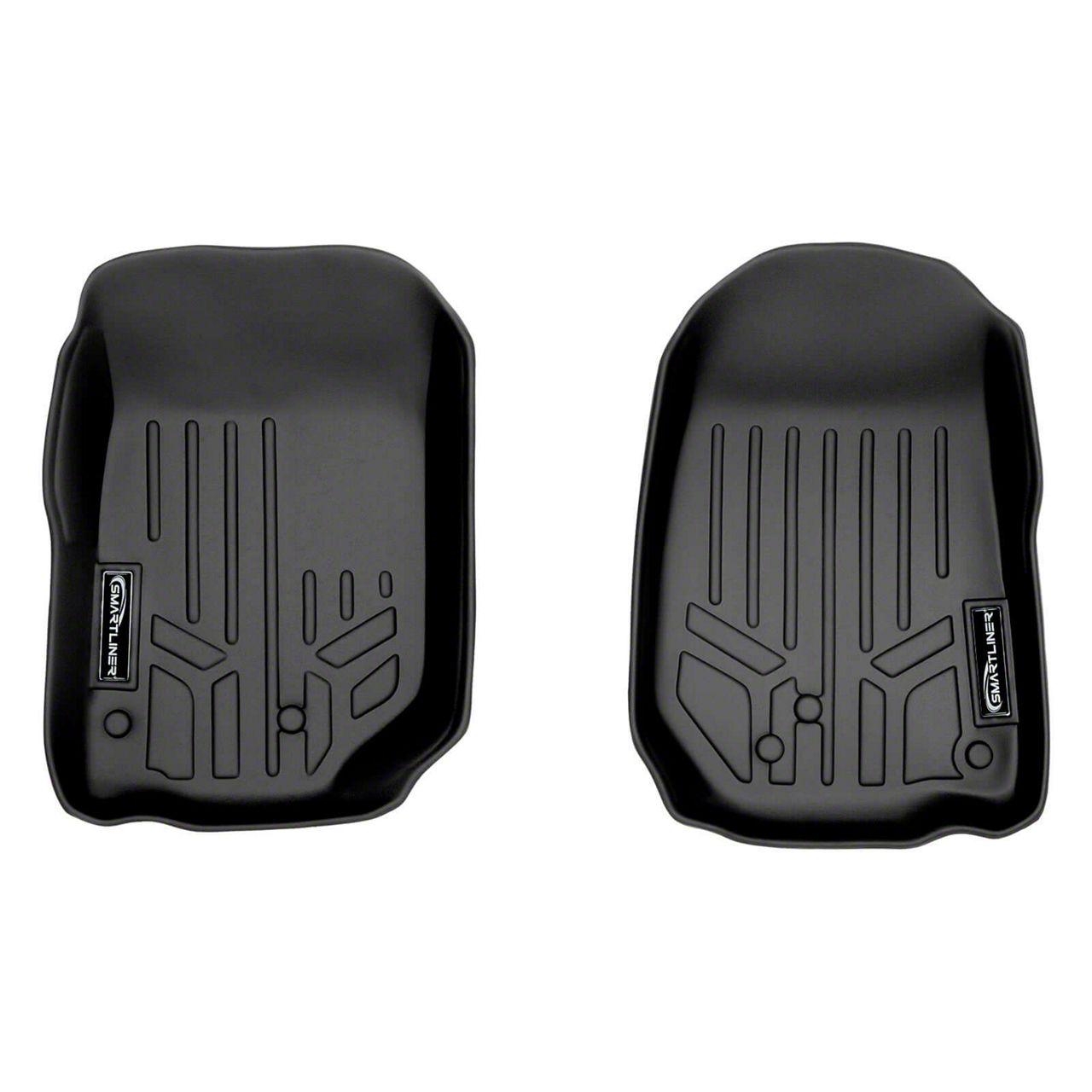 SmartLiner Jeep Wrangler Smart Coverage Custom Fit Front Floor Liners ...
