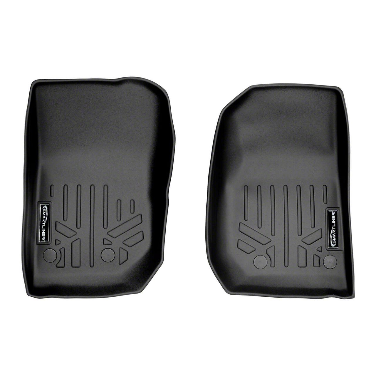 SmartLiner Jeep Wrangler Smart Coverage Custom Fit Front Floor Liners ...