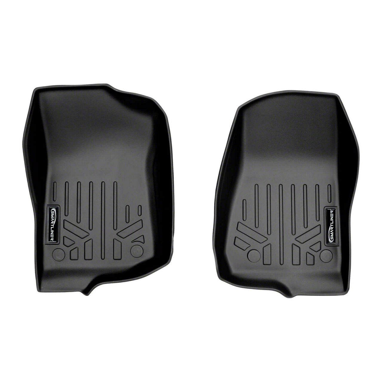 SmartLiner Jeep Wrangler Smart Coverage Custom Fit Front Floor Liners ...