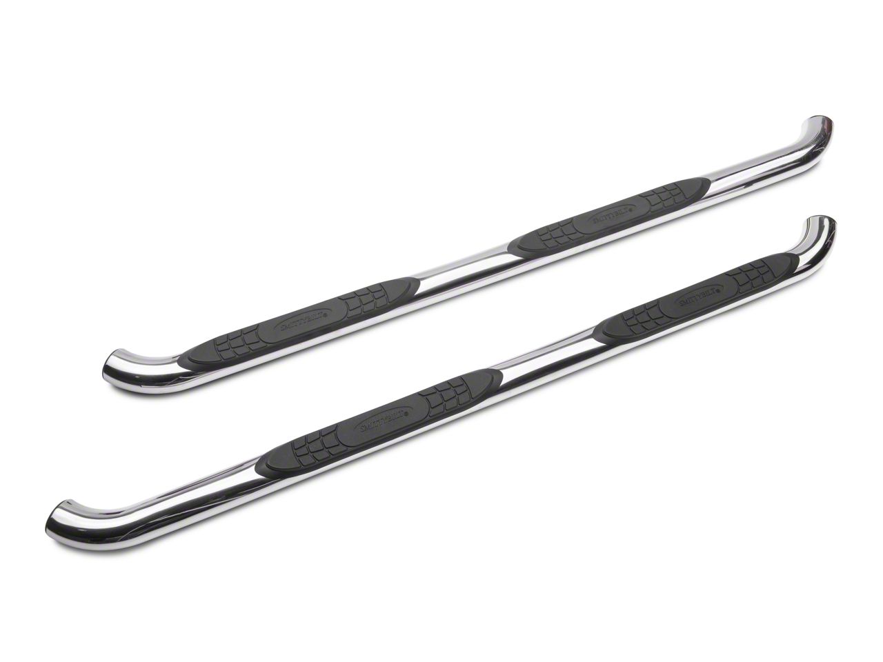 Smittybilt Tacoma 3-Inch Sure Side Step Bars; Stainless Steel TN1170 ...