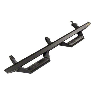 Smittybilt Toyota 4-Runner Angular Drop Side Step Bars; Textured Black ...