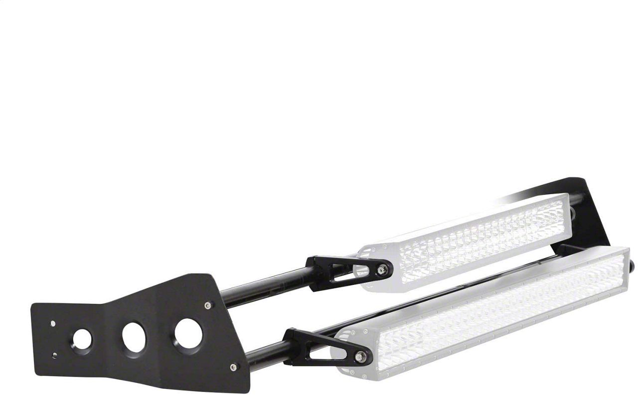 Smittybilt Bronco Defender Roof Rack LED Light Bar Mount Kit; 5-Foot ...