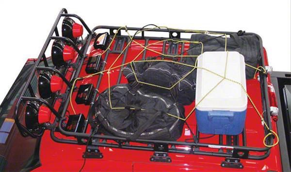 Smittybilt Bronco Roof Rack Cargo Net; Large DN11101 (Universal; Some ...