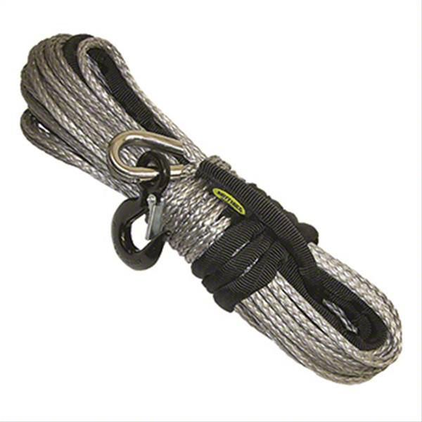 Smittybilt Jeep Gladiator Synthetic Rope; 94-Feet; 5-Ton Cable Capacity ...