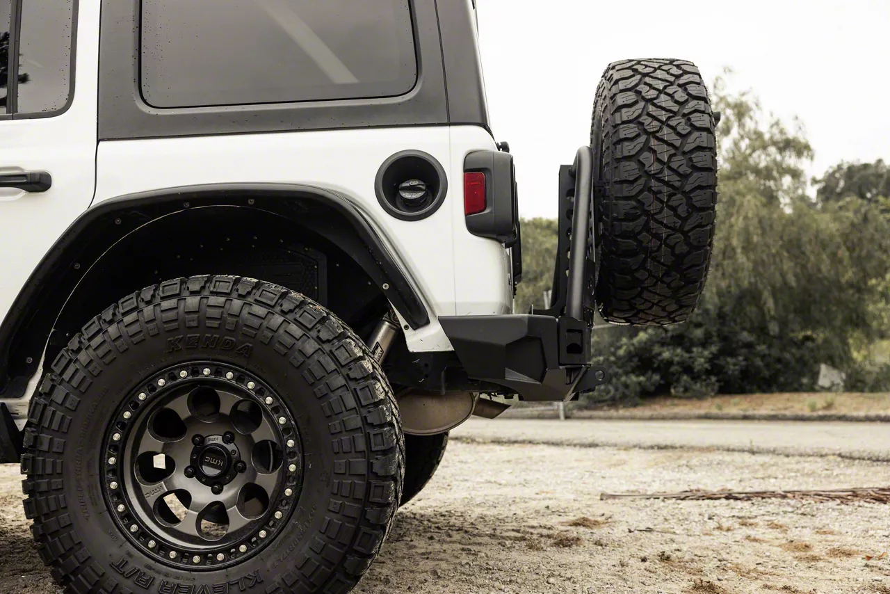 Smittybilt Jeep Wrangler XRC Atlas Tire Carrier 77897-02 (18-26 Jeep ...