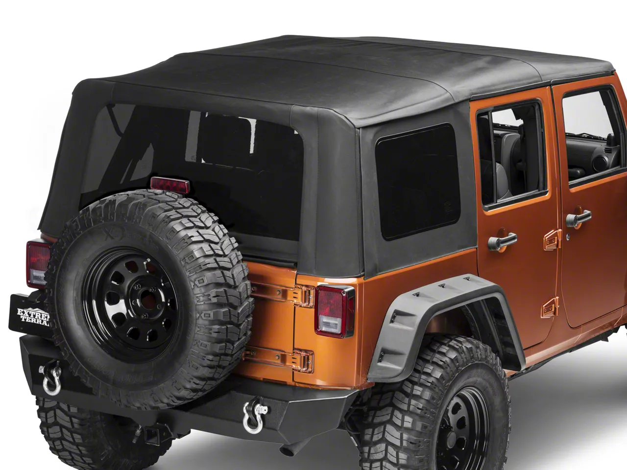 Smittybilt Jeep Wrangler Premium Replacement Soft Top with Tinted ...