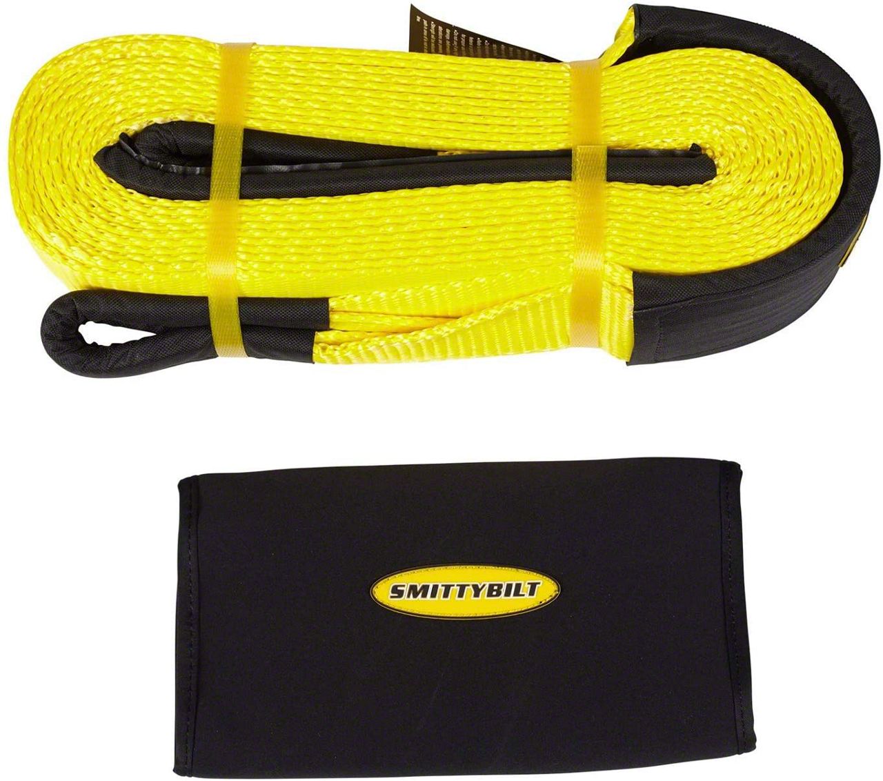 Smittybilt Tacoma Recovery Tow Strap; 2-Inch Wide; 30-Feet; 20,000 ...