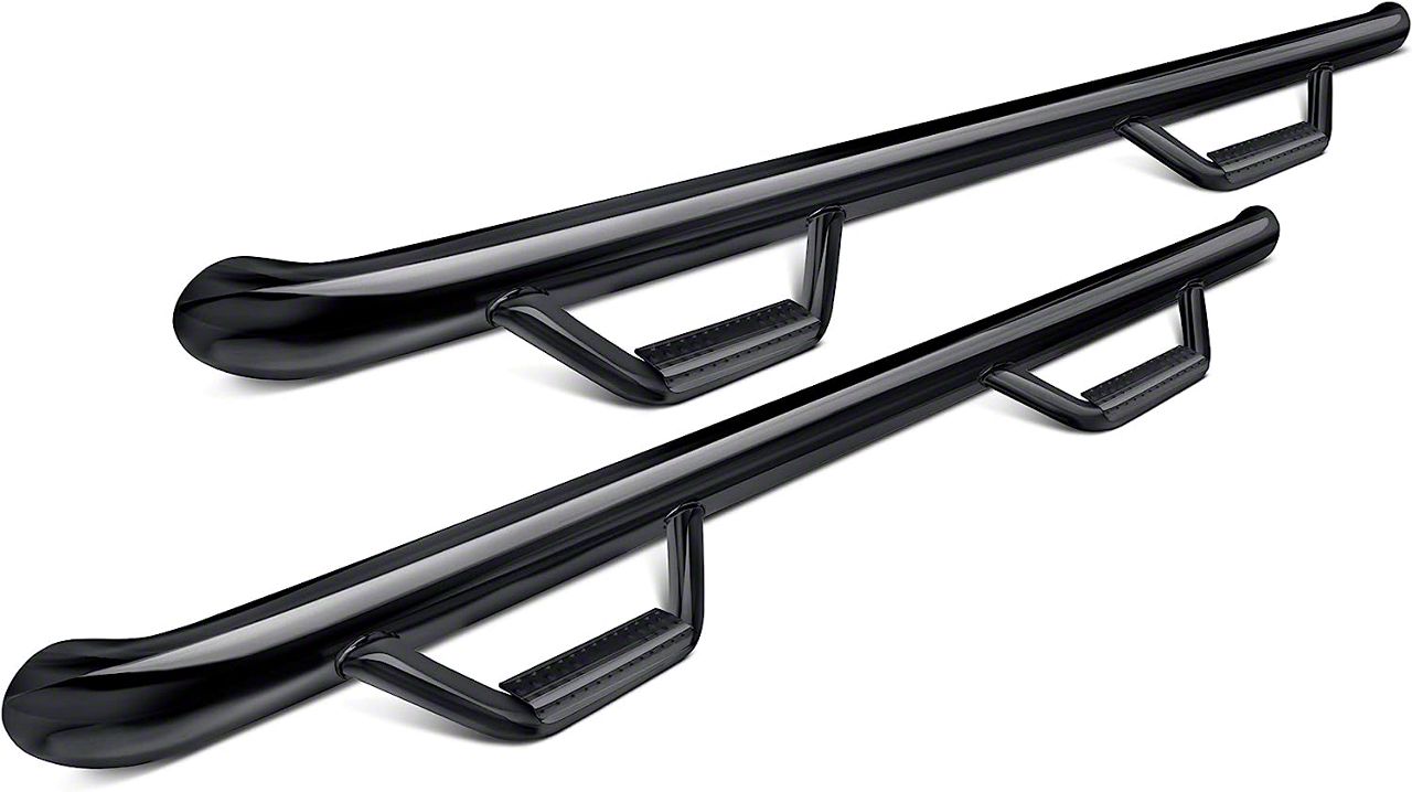 Smittybilt Tundra Wheel to Wheel Nerf Side Step Bars; Textured Black ...
