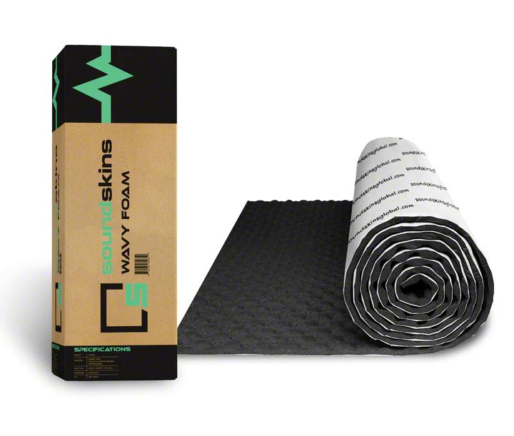 SoundSkins Jeep Wrangler Decoupling and Sound Absorbing Wavy Foam Kit ...