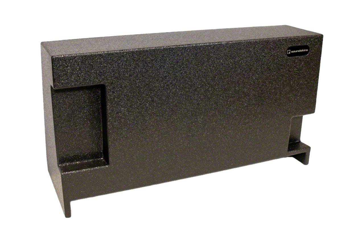 SoundSkins Jeep Wrangler Dual 10-Inch Sealed Down Fire Subwoofer Box ...