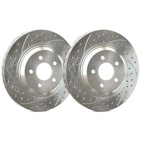 SP Performance Toyota 4-Runner Double Drilled and Slotted 6-Lug Rotors ...
