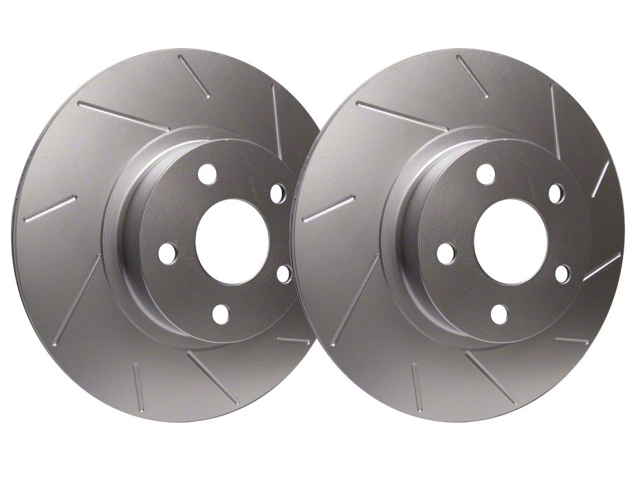SP Performance Jeep Cherokee Slotted 5-Lug Rotors with Silver ZRC ...