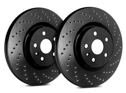 SP Performance Jeep Grand Cherokee Cross-Drilled Rotors with Black ZRC ...