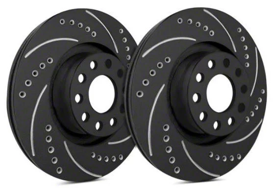 SP Performance Jeep Grand Cherokee Cross-Drilled and Slotted Rotors ...