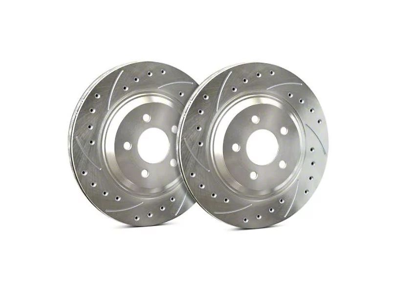 SP Performance Jeep Grand Cherokee Cross-Drilled and Slotted Rotors ...