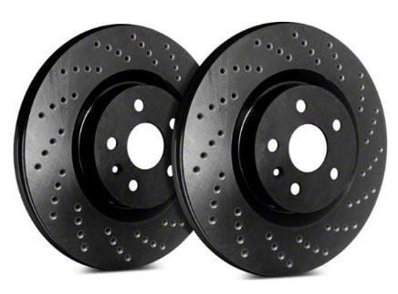SP Performance Jeep Grand Cherokee Diamond Slot Rotors with Black ZRC ...