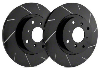 SP Performance Jeep Grand Cherokee Diamond Slot Rotors with Black ZRC ...
