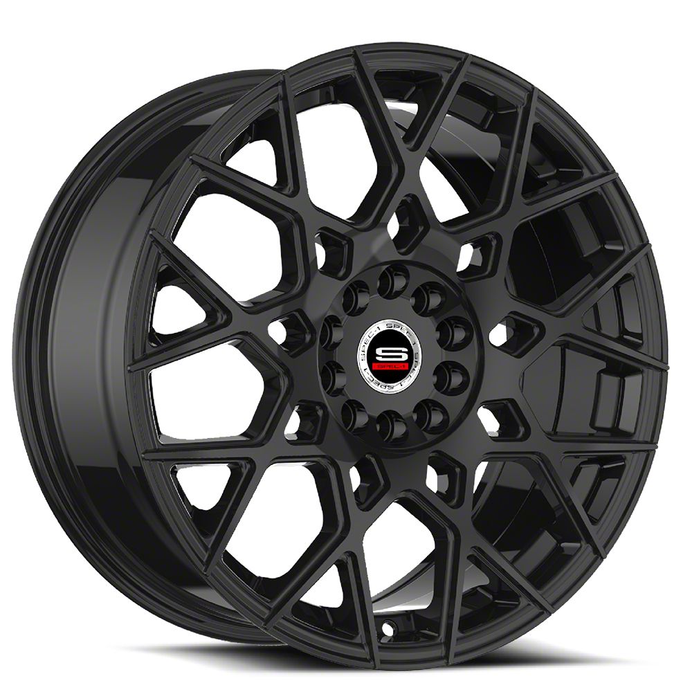 Spec-1 Jeep Cherokee SP-52 Gloss Black Wheel; 17x7.5; 42mm Offset SP ...