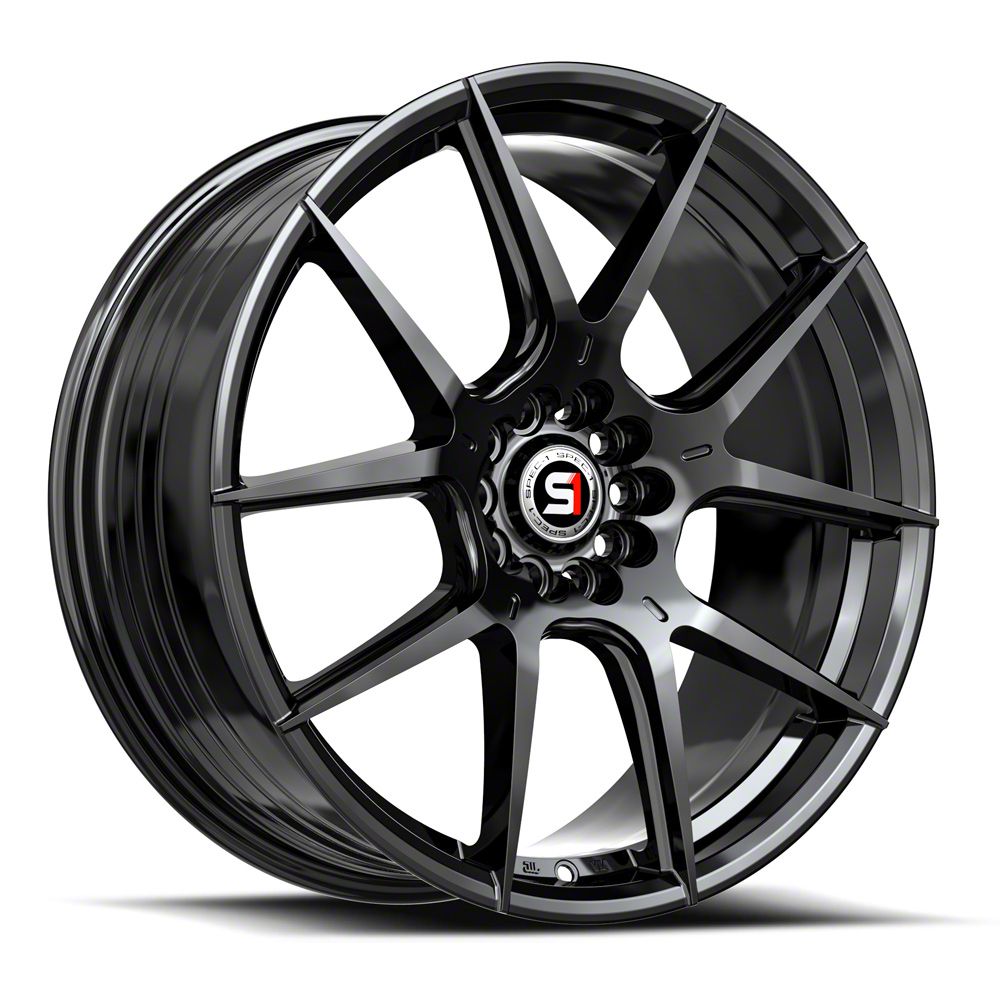 Spec-1 Jeep Cherokee SP-71 Gloss Black Wheel; 17x8; 42mm Offset SP ...