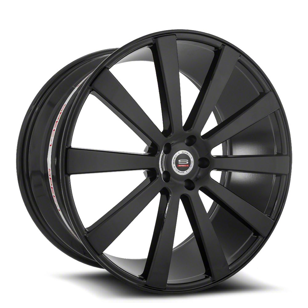 Spec-1 Jeep Wrangler SPL-002 Gloss Black Wheel; 20x10.5; 42mm Offset SPL202201051642GB (87-95 ...