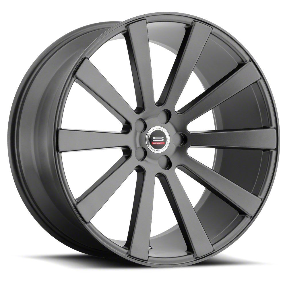 Spec-1 Tacoma SPL-002 Titanium 5-Lug Wheel; 22x9; 38mm Offset ...