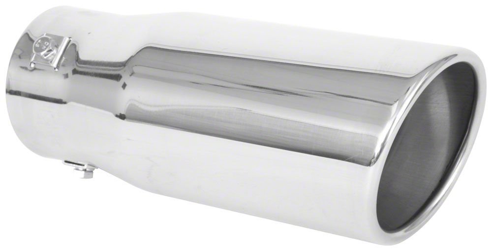 Spectre Jeep Gladiator Slant Cut Style Exhaust Tip; 3.50-Inch; Polished ...