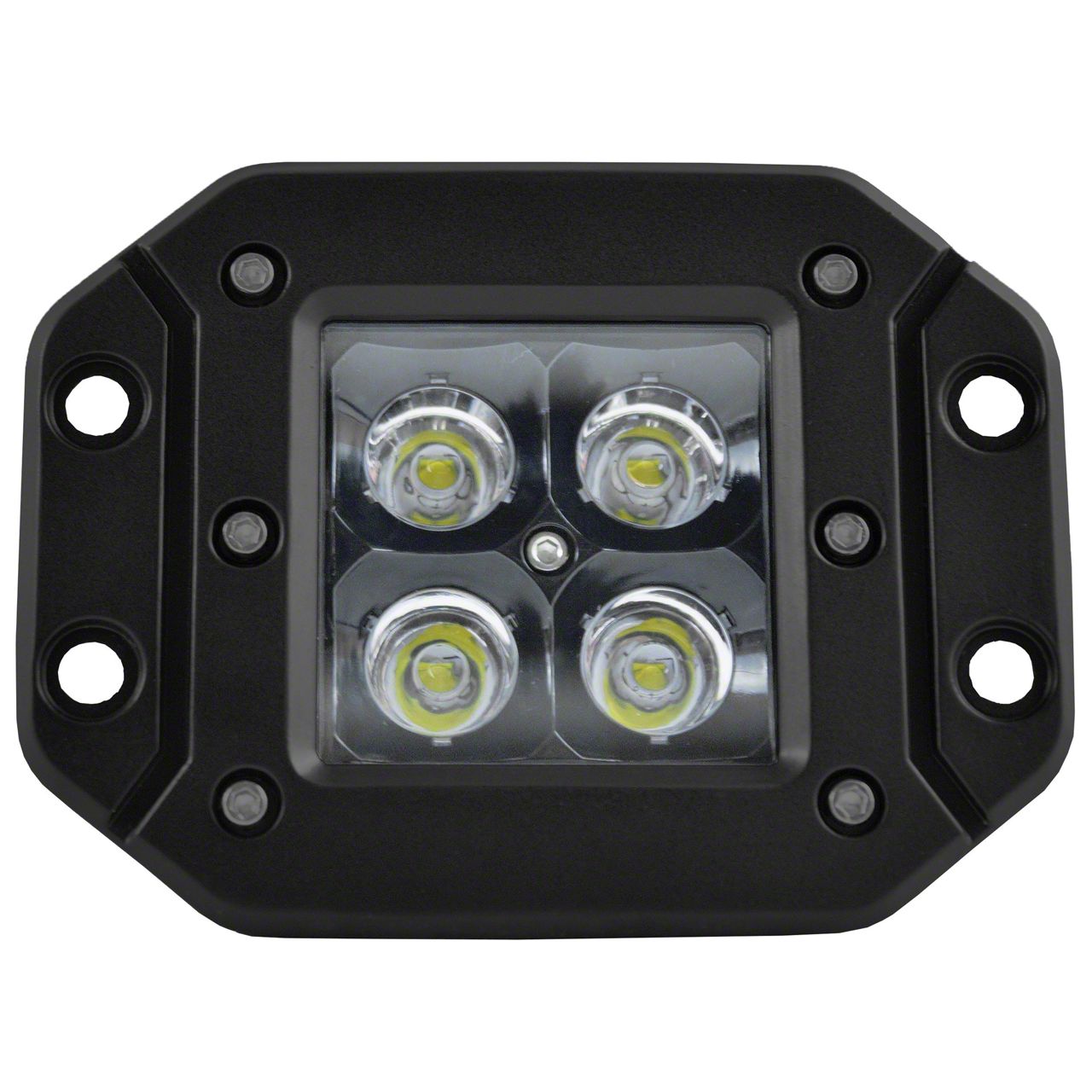Speed Demon Lights Jeep Wrangler Black Ops Flush Mount CREE LED Cube ...