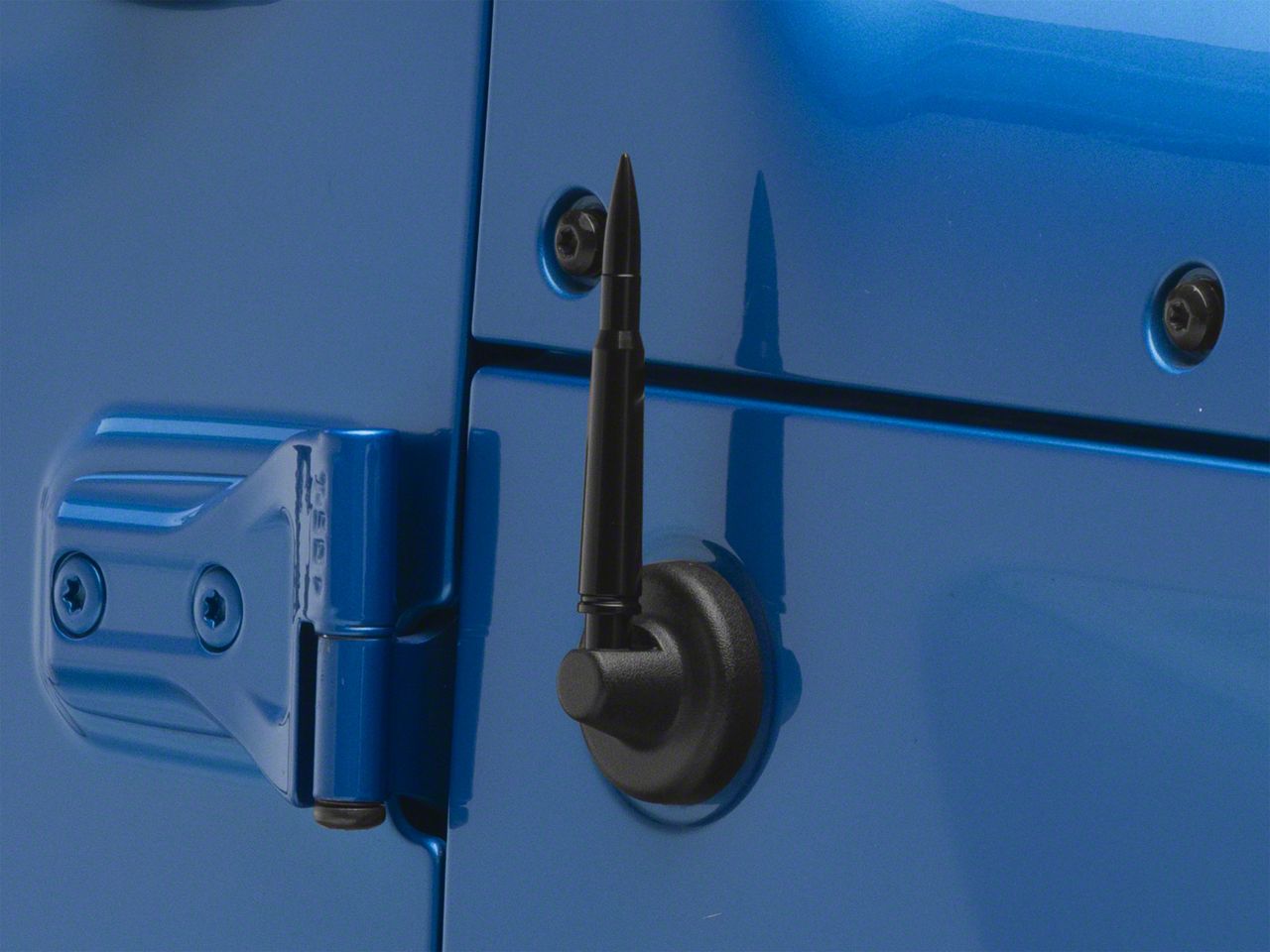 SpeedForm Jeep Gladiator Aluminum Bullet Antenna; 5-Inch J216447 (20-23 ...