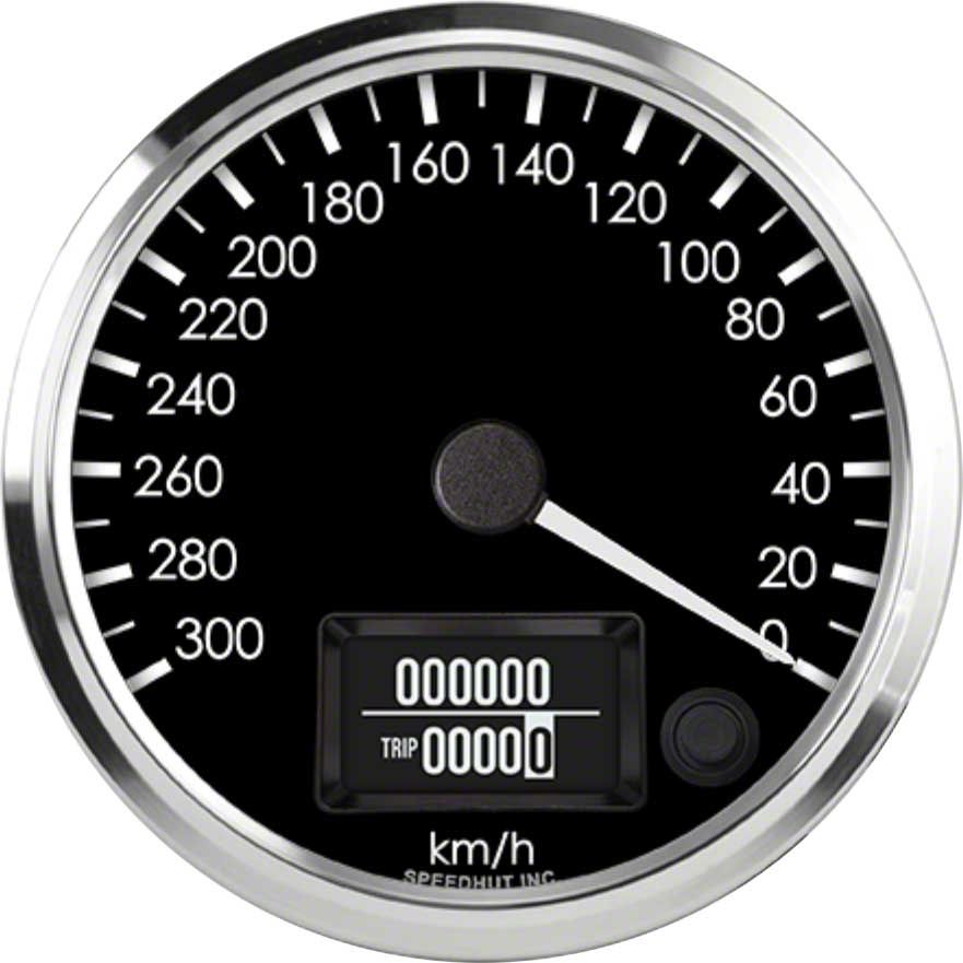 Speedhut Universal XT Cobra Series 4-Inch Programmable Speedometer; 300 ...