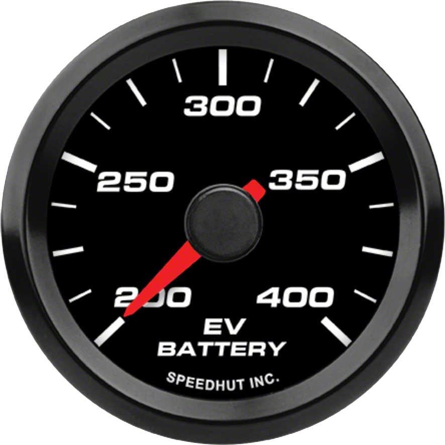 Speedhut Universal XT EV Series AEM 2-1/16-Inch Battery Gauge; -200 to ...