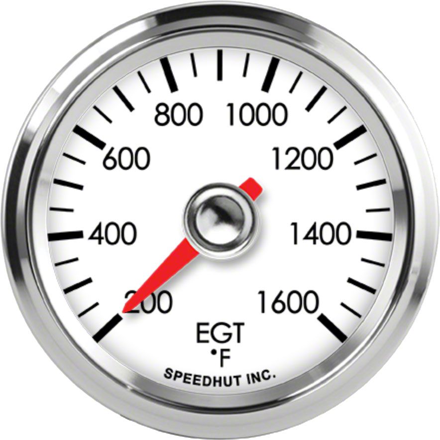 Speedhut Universal XT Legacy Series 2-1/16-Inch EGT Temperature Gauge ...