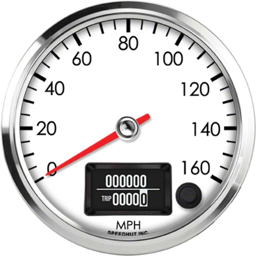 Speedhut Universal XT Legacy Series 4-Inch GPS Speedometer 160 MPH R4 ...