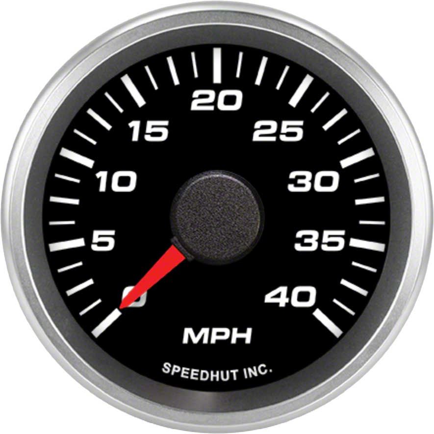 Speedhut Universal XT Revolution Series 2-1/16-Inch GPS Speedometer; 40 ...