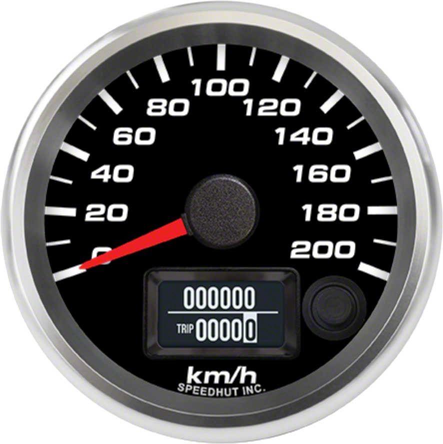 Speedhut Universal XT Revolution Series 2-5/8-Inch GPS Speedometer; 200 ...