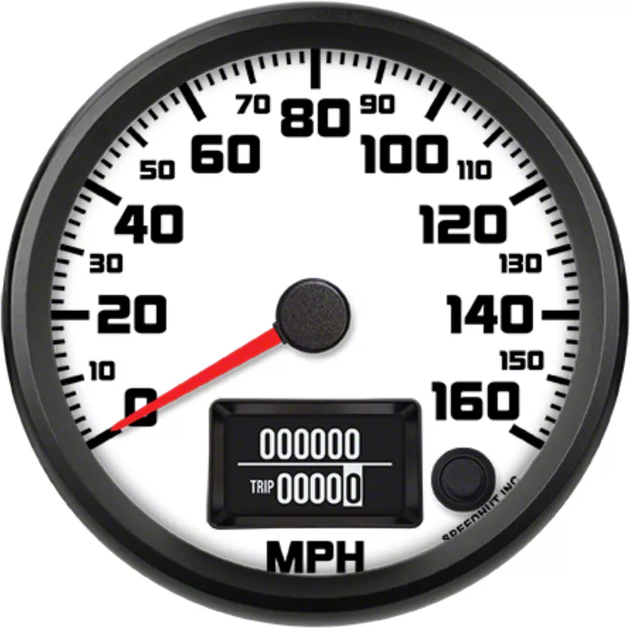 Speedhut Universal XT Street XL Series 4-Inch GPS Speedometer; 160 MPH ...