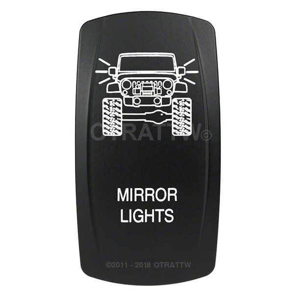 sPOD Jeep Wrangler Mirror Lights Rocker Switch 860485 (07-18 Jeep ...