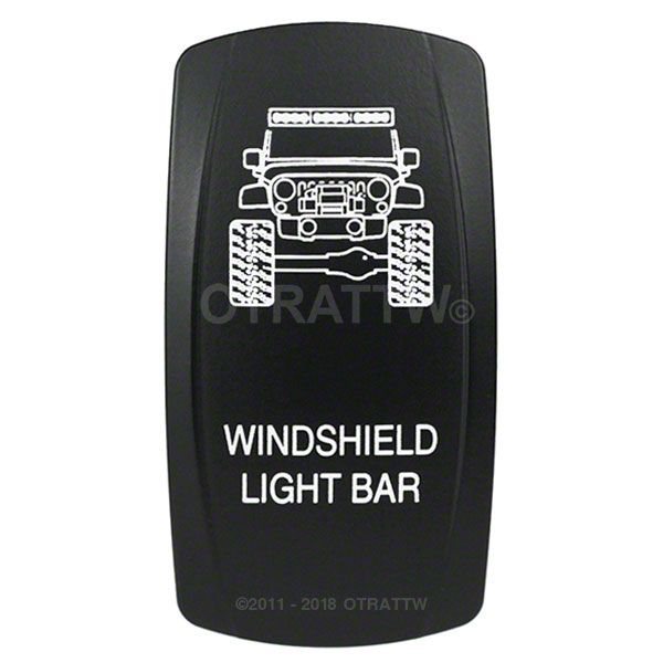 sPOD Jeep Wrangler Windshield Light Bar Rocker Switch 860510 (07-18 ...