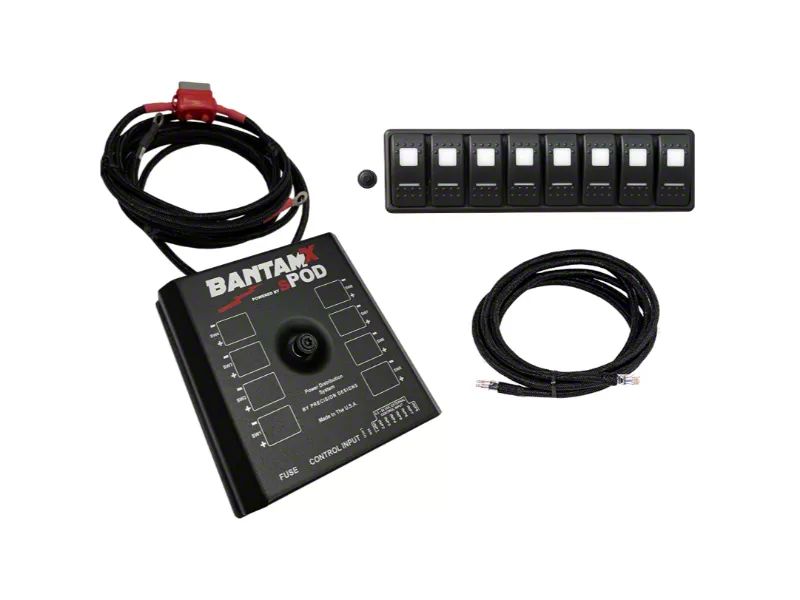 sPOD Titan BantamX Modular with 84-Inch Battery Cable; Red LED BXMOD84R ...