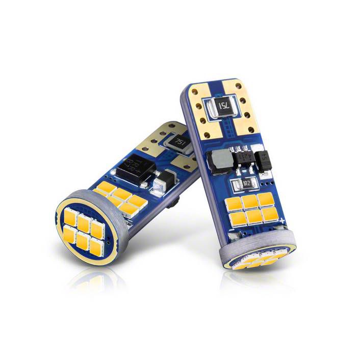 Jeep Gladiator LED Chip Machine-Soldered Bulbs; JDM Yellow; T10/194
