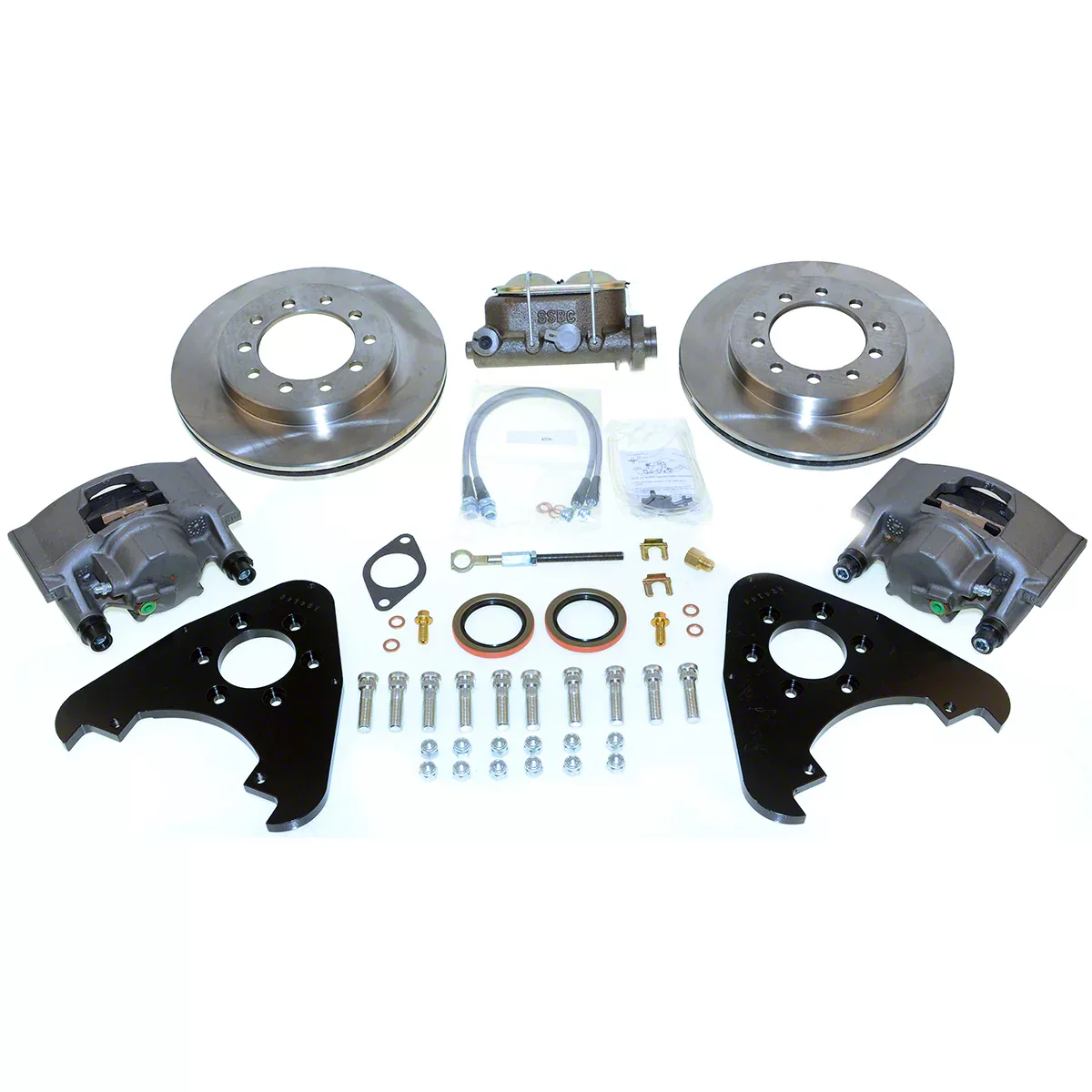 SSBC-USA Jeep Wrangler Direct Fit Front Disc Brake Conversion Kit with ...