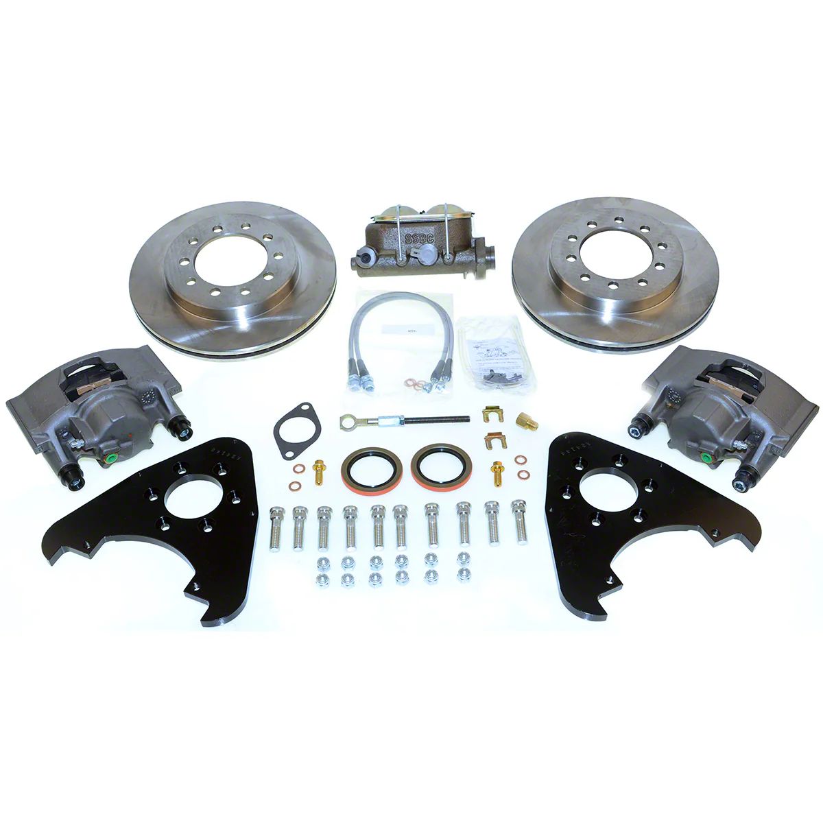 SSBC-USA Jeep Wrangler Direct Fit Front Disc Brake Conversion Kit with ...